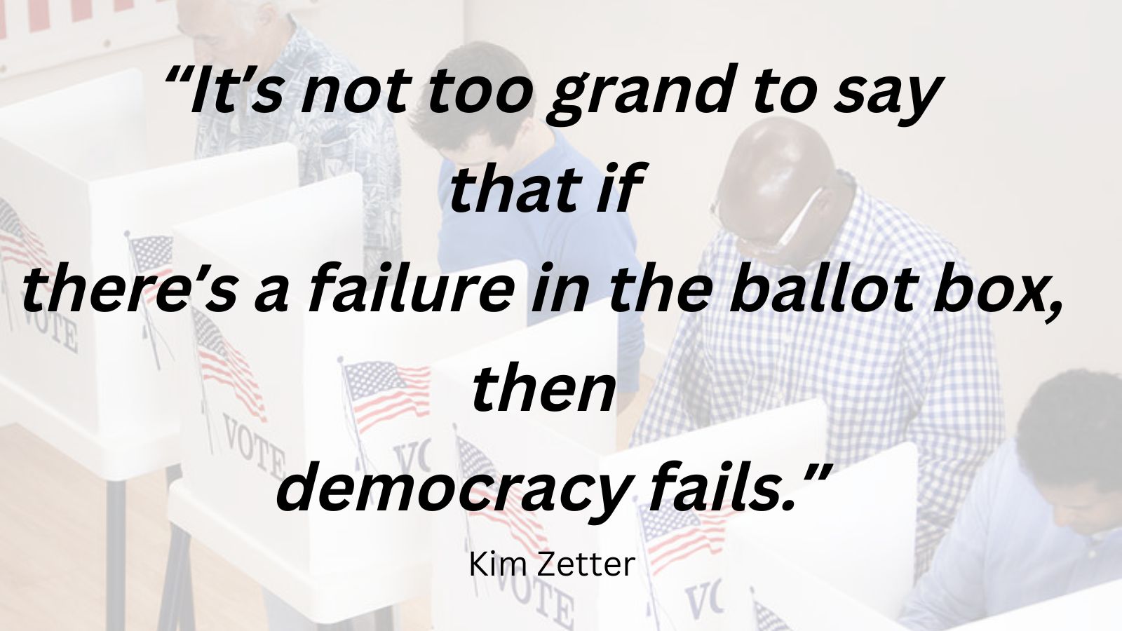Voting Machines: Good or Bad? - SabersEdge - Cutting Through Lies to ...